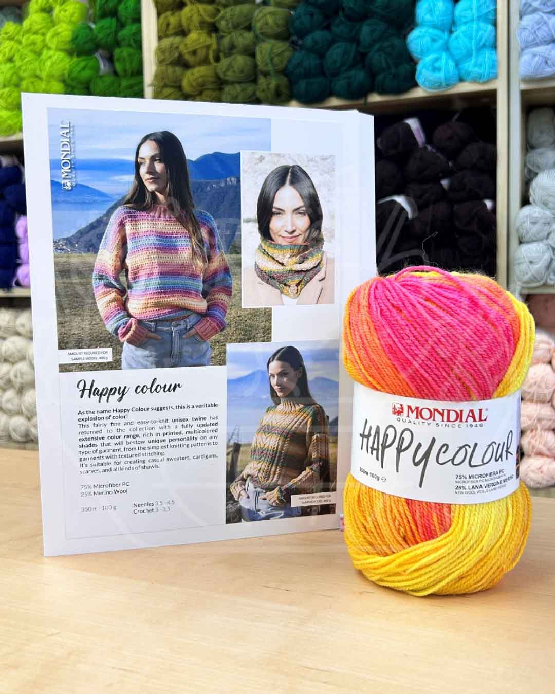 【預購】Lane Mondial Happy Colour #MON5218 - 唧唧樂購 編織毛線工具店